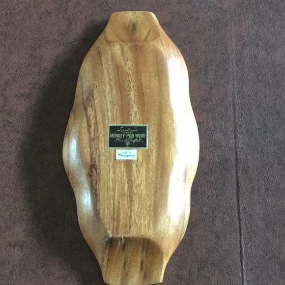 Leilani | Kitchen | Vintage Genuine Monkey Pod Wood Handcrafted Serving ...